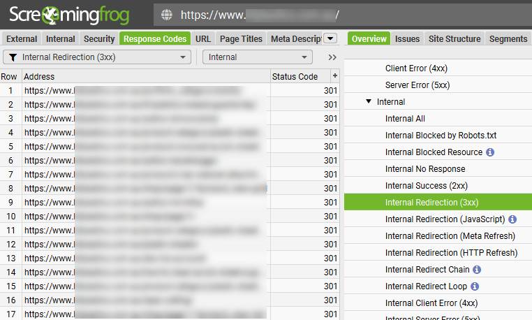 screaming-frog-301-redirects - StepForth Web Marketing Inc.